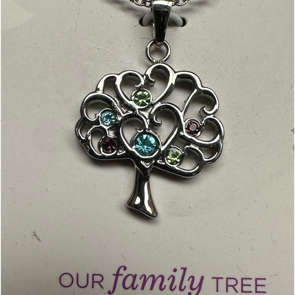 Hallmark | Jewelry | Stainless Steel Family Tree Chain | Poshmark